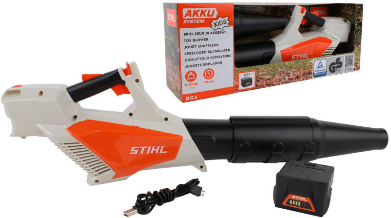 Suflanta de jucarie cu acumulator STIHL pentru copii – Efect sonor si ...